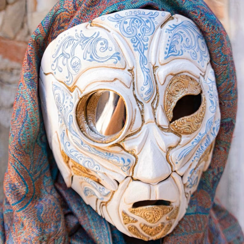 Cyberpunk mask Collection | Anatomical Ceramic Art – Chimerical Dragonfly